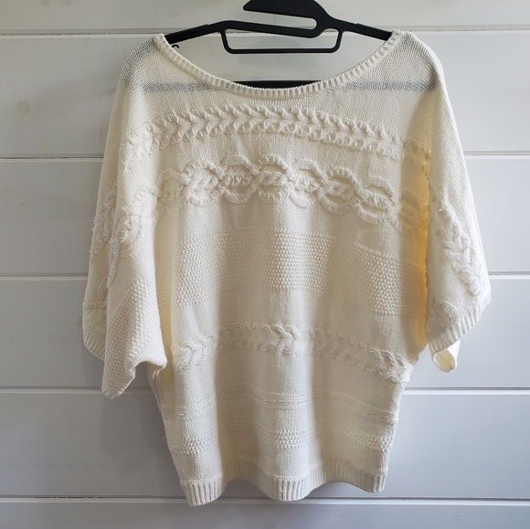 New York & Company | Sweaters | New York Company White Batwing Knit ...